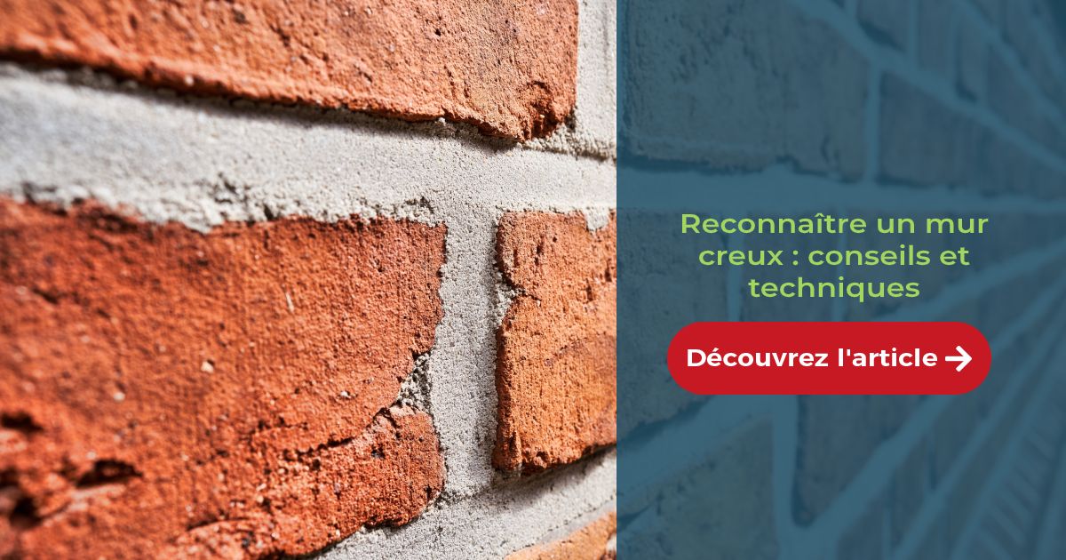 Techniques pour reconnaître un mur creux et l’isoler